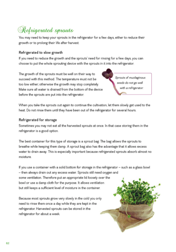 Sprout book by Miriam Sommer of FRESH SPROUTS