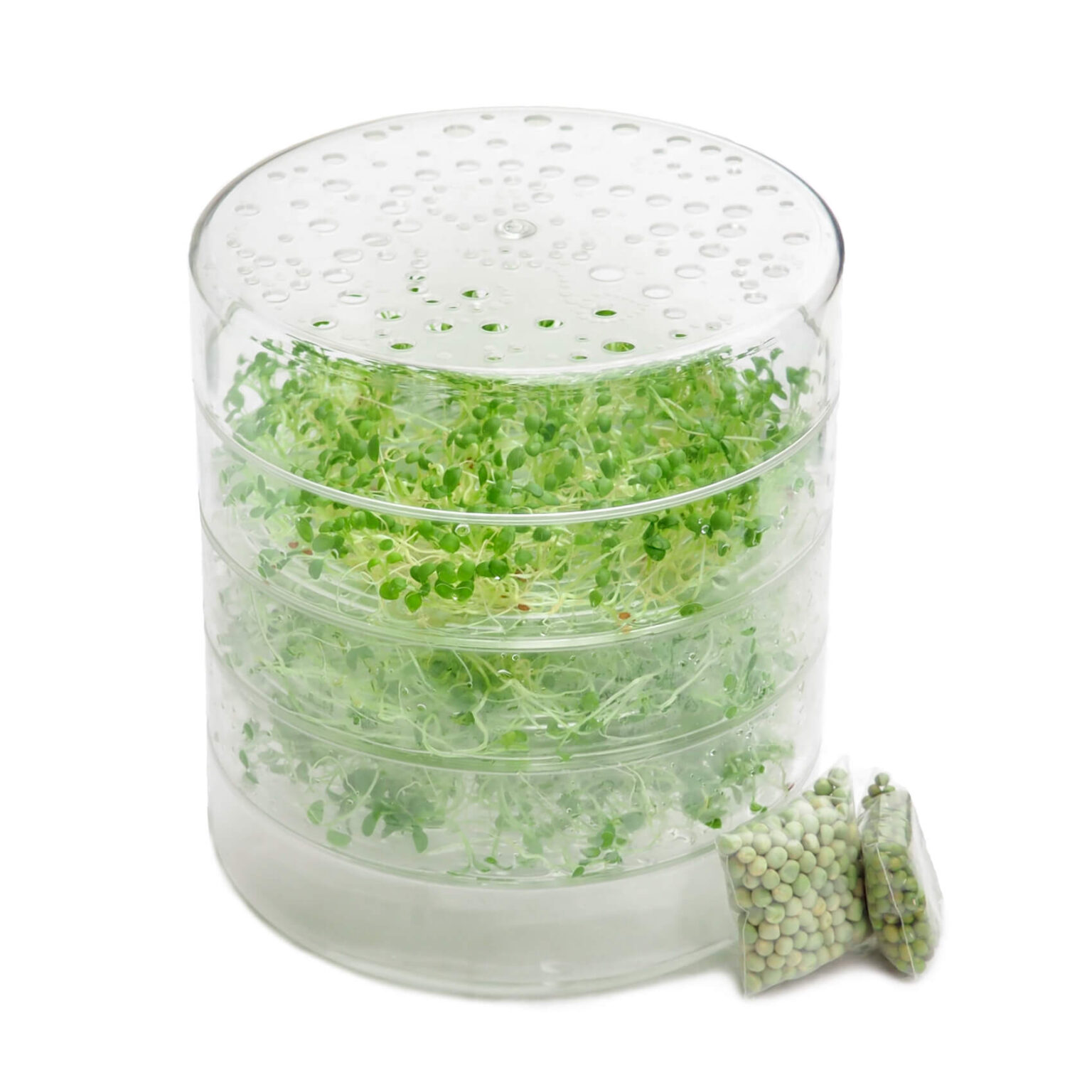 Start kits and grow kits to grow Sprouts and Microgreens in your kitchen.