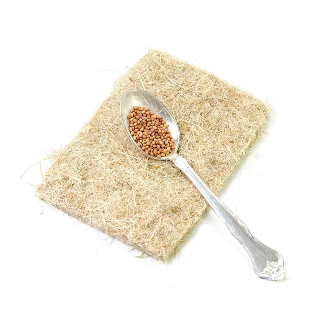 Hemp mats to grow fresh organic Microgreens and Sprouts